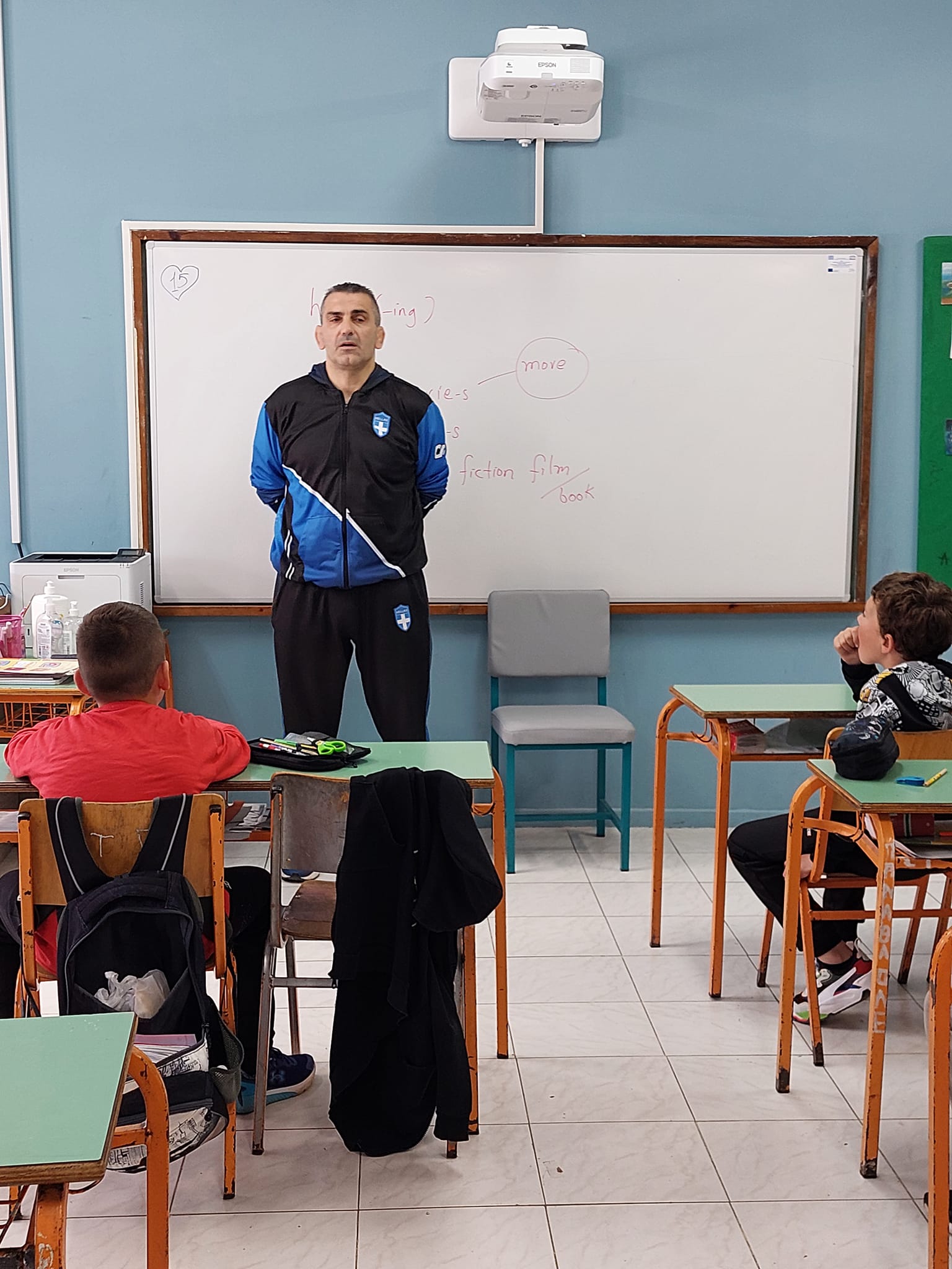Ο 6ος Ολυμπιονίκης της Ατλάντα Ιορδάνης Κωνσταντινίδης στο Νηπιαγωγείο ...