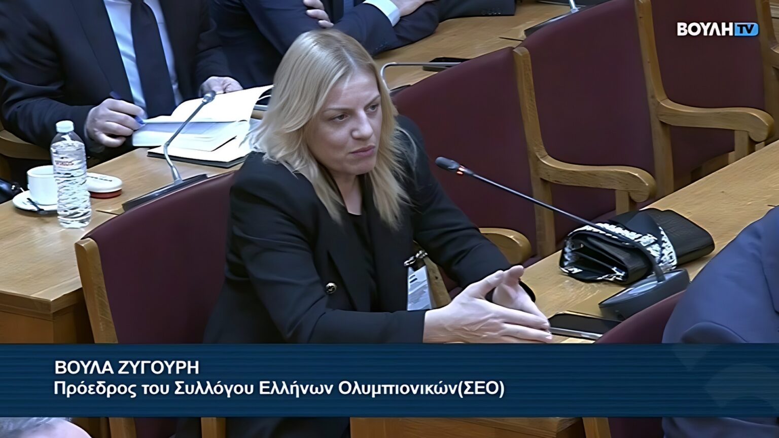 Η Πρόεδρος του Συλλόγου Ελλήνων Ολυμπιονικών Βούλα Ζυγούρη για την ...
